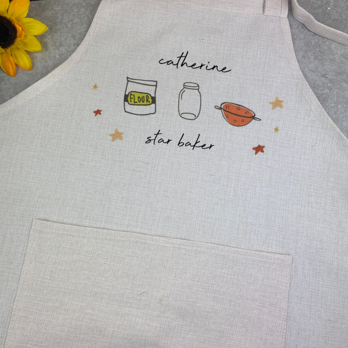 Personalised Star Baker Apron – The Persnickety Co
